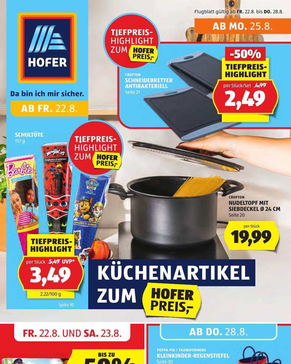 Hofer Leták Rakúsko Aktuálny | Akcie a Zľavy | RakúskeLetáky.sk